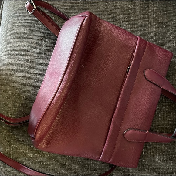 a new day | Bags | Burgundy Mini Backpack | Poshmark